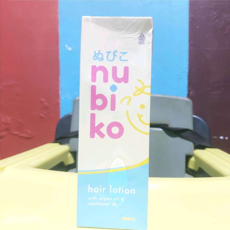Jual Nubiko Hair Lotion 100ml with Argan Oil and Candlenut Oil Baby di ...