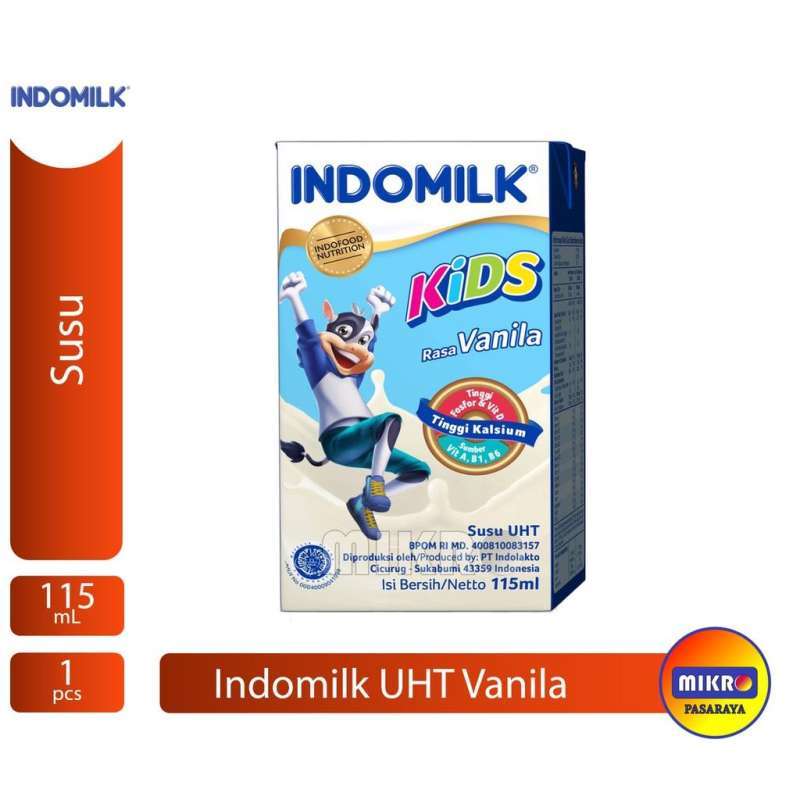 Promo Indomilk Kids Vanilla Susu Vanila Uht Dus [115 Ml] Diskon 13% Di ...