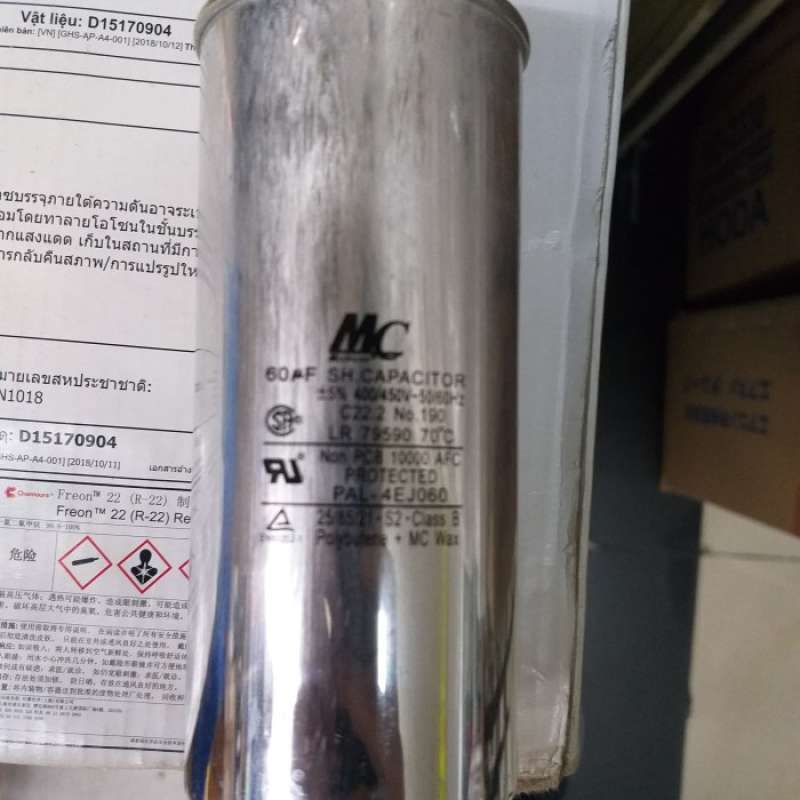Promo Kapasitor Ac 60 Mikro Merk Mc Diskon 23% Di Seller Surota Aska ...