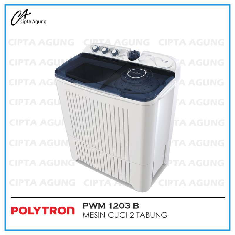 Jual Polytron Mesin Cuci 2 Tabung 12 Kg Primadona Giant Pwm-1203b/x ...