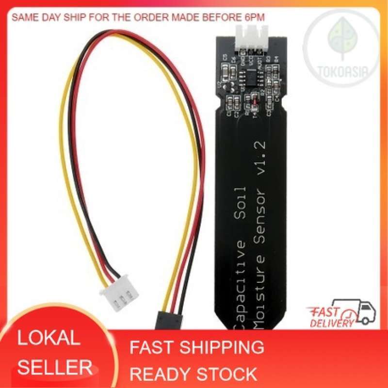 Jual (local Stock) Capacitive Soil Moisture Sensor Wide Voltage Monitor ...