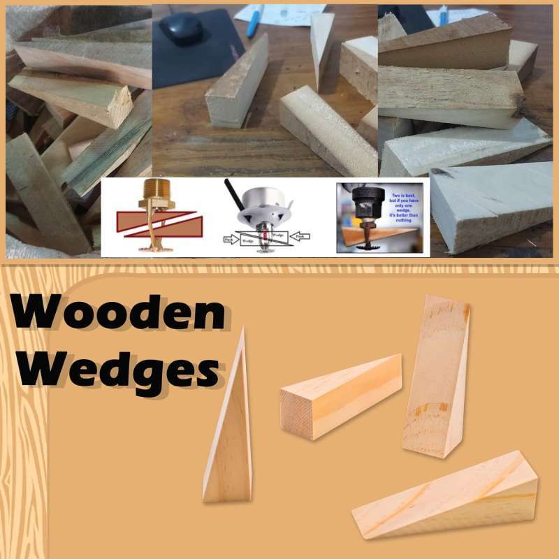 Promo Wood Sprinkler Wedges Penahan Pemadam Kebakaran Stop Water ...