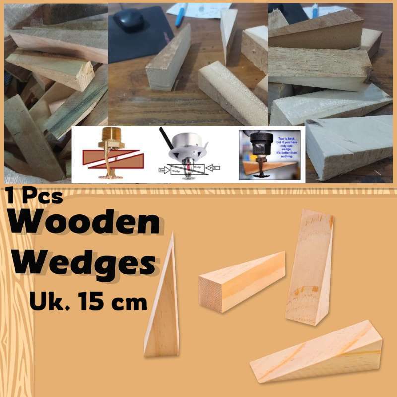 Promo Wood Sprinkler Wedges Penahan Pemadam Kebakaran Stop Water ...