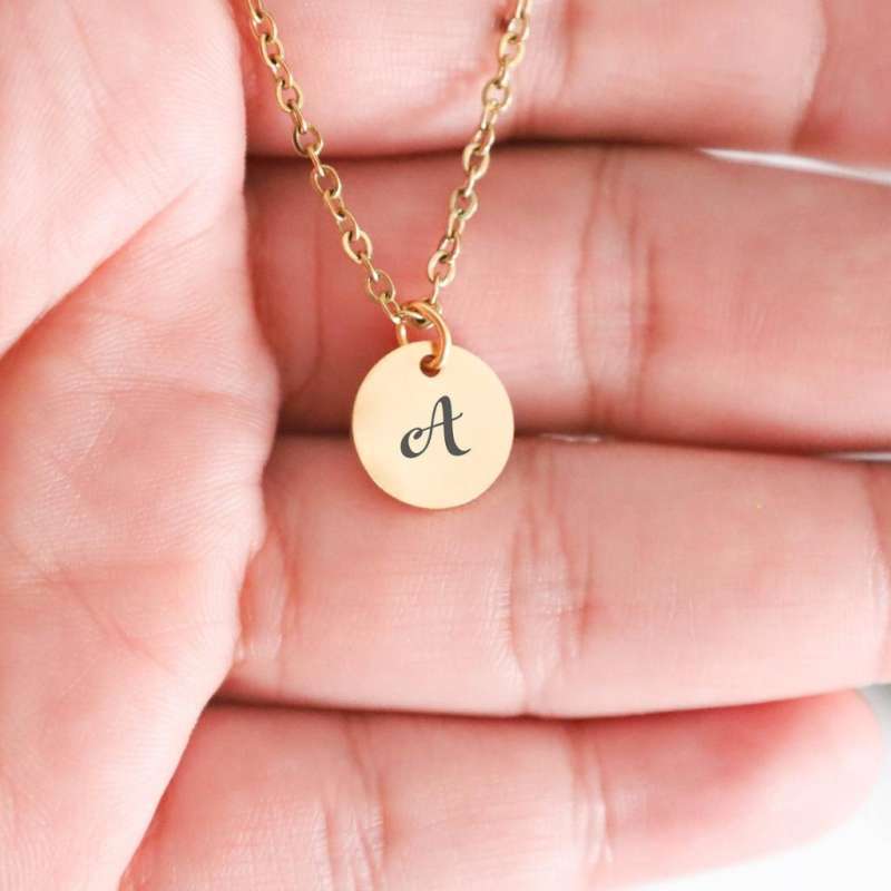 Jual Kalung Custom Nama Gambar Foto Symbol Inisial Lapis Emas 23k Bisa ...