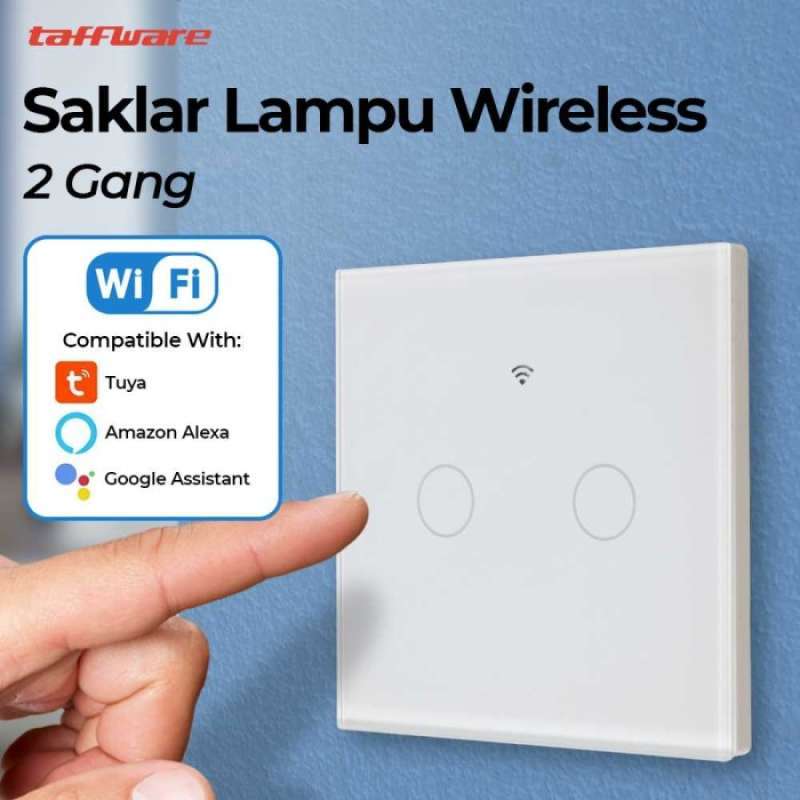 Promo Saklar Lampu Dinding Rumah Tuya Smart Switch Wireless Wifi Rf ...