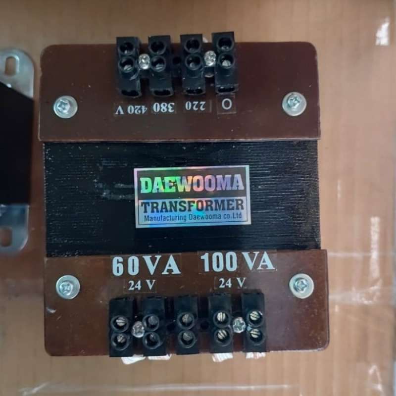 Promo Trafo Step Down 420v-380v-220v To 24v 60va - 24v 100va (160va ...