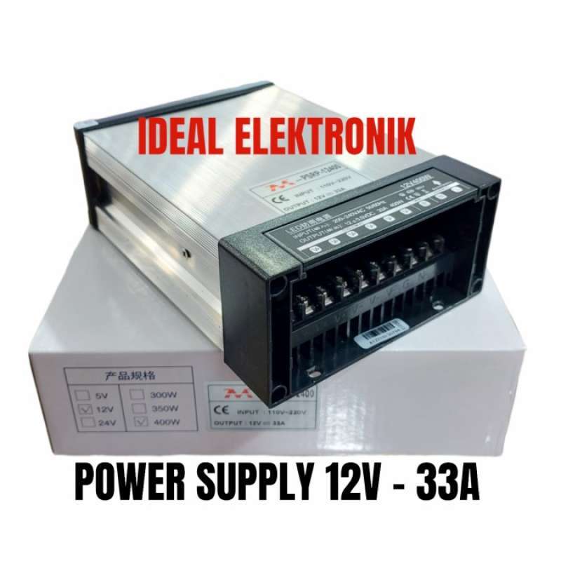 Promo Trafo Outdoor 12v 33a Adaptor Power Supply 400w/travo Cctv Led Strip Diskon 28% Di Seller ...