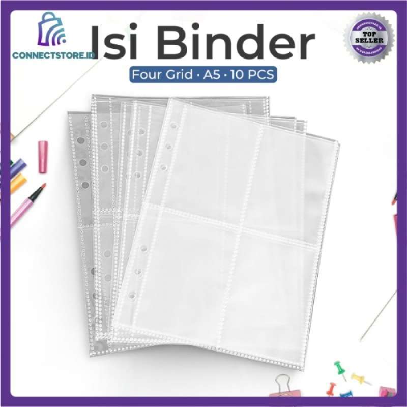 Jual ISI BINDER PHOTOCARD FOUR GRID BOOKLET A5 10 PCS A2021 PUTIH di ...