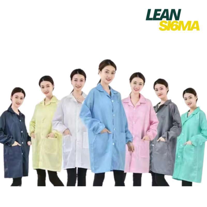 Promo Baju Smock Esd Antistatic Jas Lab Clean Room Diskon 33% Di Seller ...