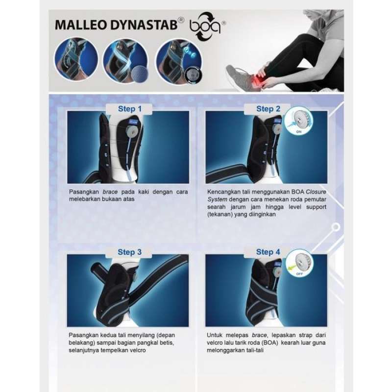 Promo New Thuasne Malleo Dynastab Boa / Ankle Brace Best Seller Diskon ...