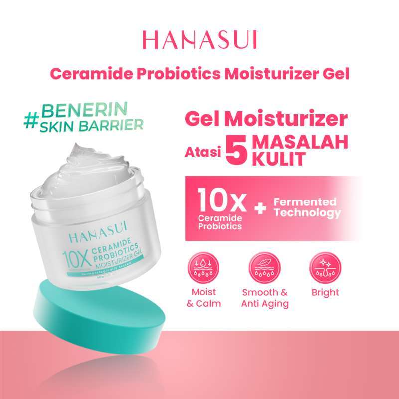 Jual Hanasui Ceramide Probiotics Moisturizer Gel 30gr di Seller Hanasui ...