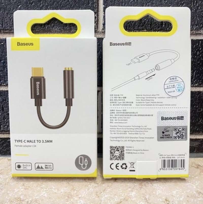 Promo BASEUS AUDIO CONVERTER TYPE C TO JACK 3.5MM S21 NOTE 20 ULTRA ...