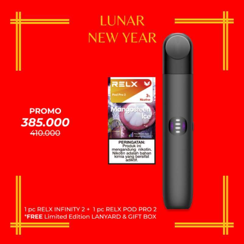 Jual RELX Bundle Infinity 2 Obsidian Black Device and Pods - Menthol ...