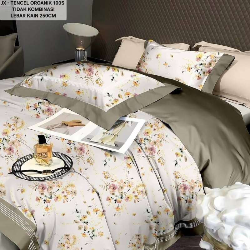 Jual (Free Tas Seprei) Seprei Sutra Organik 100s 135 Super Cantik dan ...
