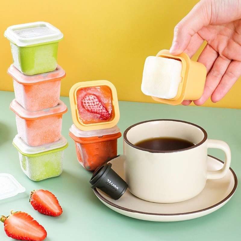 Jual CETAKAN ES BATU JUMBO PAKAI TUTUP CETAKAN JELLY PUDDING COKLAT ...
