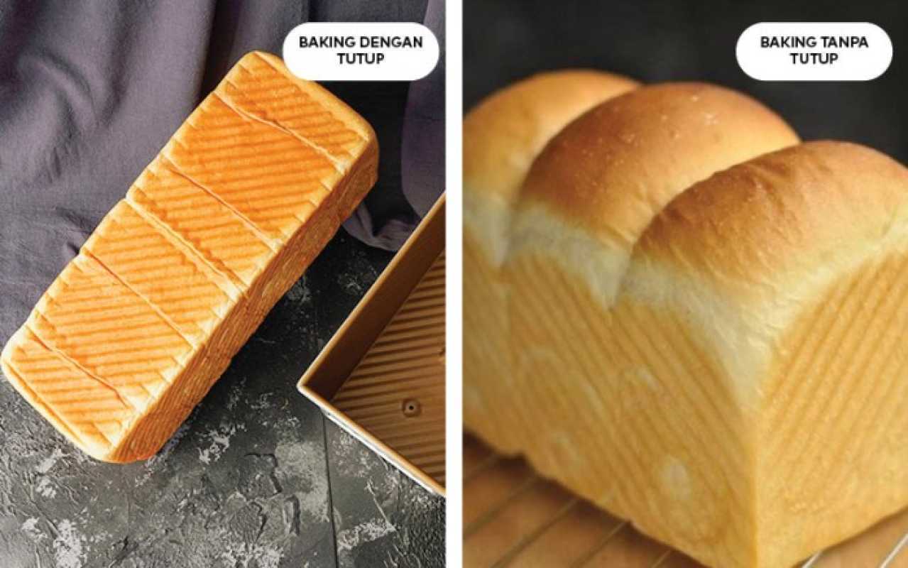 Promo Loyang Roti Tawar Non-Stick WAVY - Loaf Bread 900g, 1000g, 1200g ...