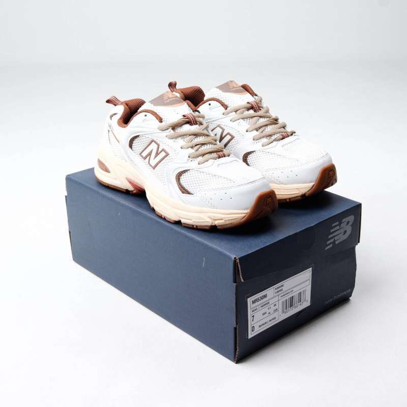 Promo SEPATU NEW BALANCE 530 NIKO AND OFF WHITE BROWN MR530NI - 36 ...