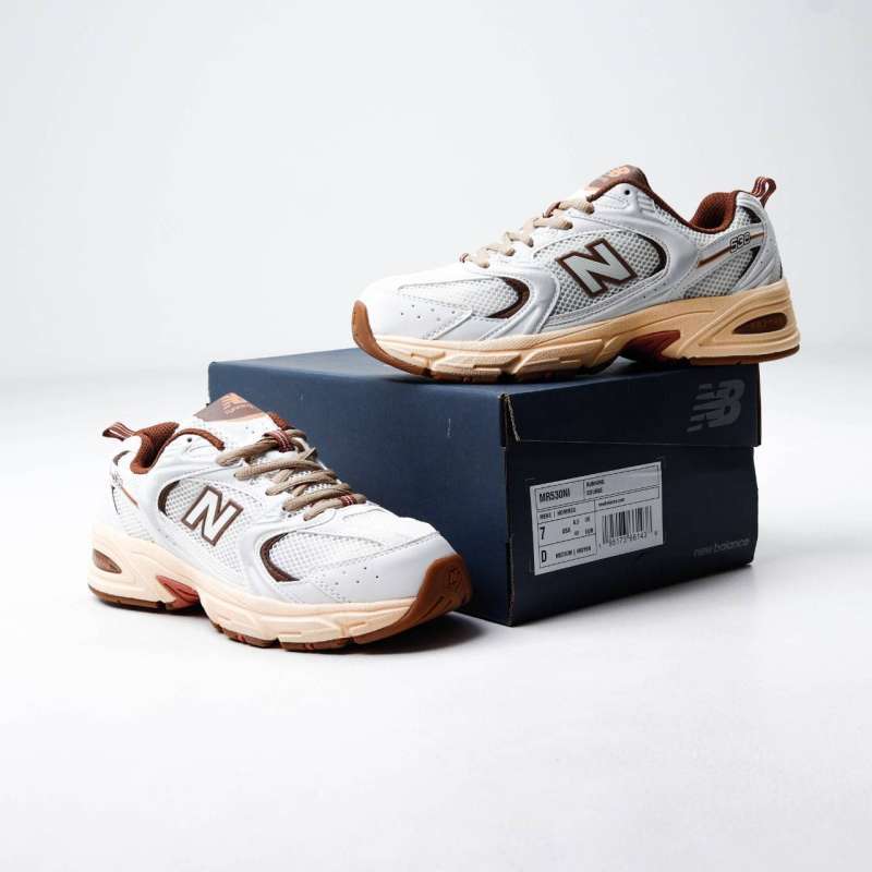 Promo SEPATU NEW BALANCE 530 NIKO AND OFF WHITE BROWN MR530NI - 36 ...