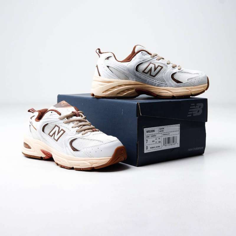 Promo SEPATU NEW BALANCE 530 NIKO AND OFF WHITE BROWN MR530NI - 36 ...