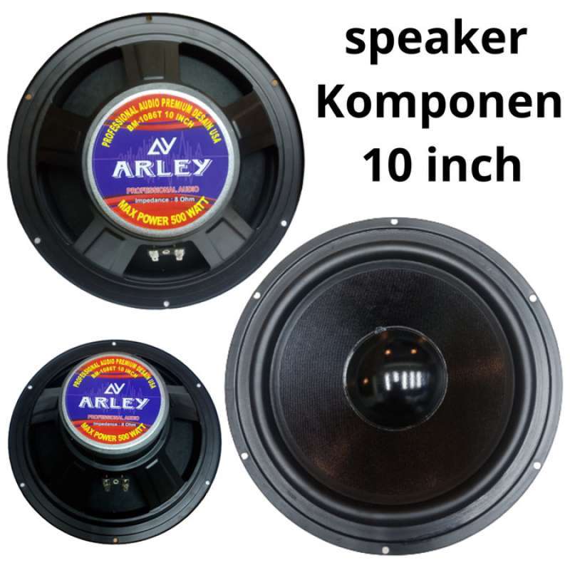 Promo Speaker Komponen Arley 10 Inch Woofer Max Power 500 Watt ...