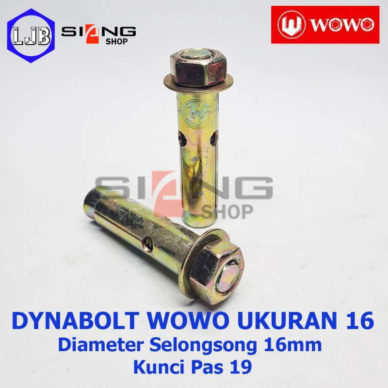 Jual Per Box Dynabolt Wowo Ukuran 16 - 147mm (15cm) Di Seller Siang ...