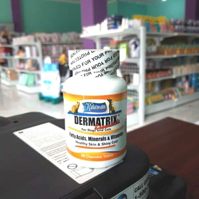 Promo Dermatrix 30 tablet/ Dermatrix Essentials For dog and cat Vutamin ...