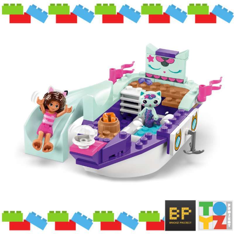 Jual LEGO 10786 Gabby's Dollhouse - Gabby & MerCat's Ship & Spa Boat ...