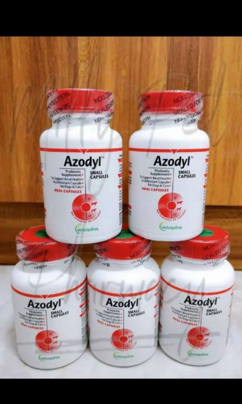 Promo Azodyl Obat Ginjal Kucing dan Anjing - Harga Per Botol (90 Kapsul ...