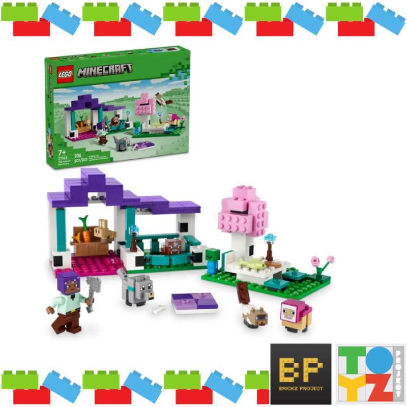 Jual Lego 21253 Minecraft - The Animal Sanctuary di Seller Brickz ...