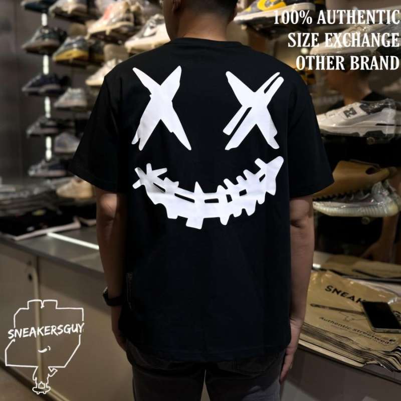 Jual RIC Ricky is Clown This Child's Shirt Tear Smiley Face Black Tee ...