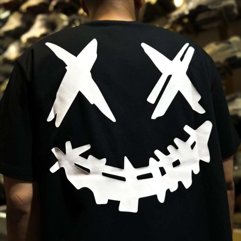 Jual RIC Ricky is Clown This Child's Shirt Tear Smiley Face Black Tee ...