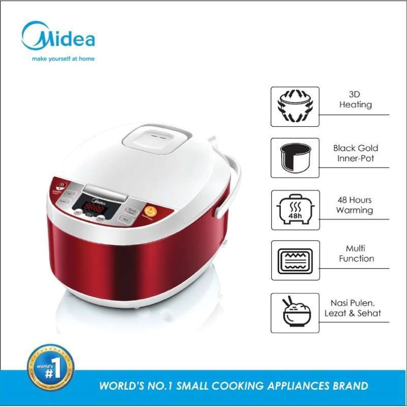 Jual MIDEA Digital Rice Cooker 1.8 Liter MRD-5001R di Seller ...