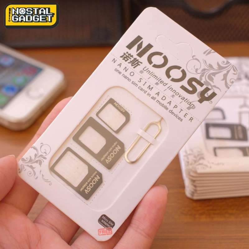 Jual [[FREE SIMCARD EJECTOR]] Sim Card Adaptor . Sim Card Adapter 2 IN ...