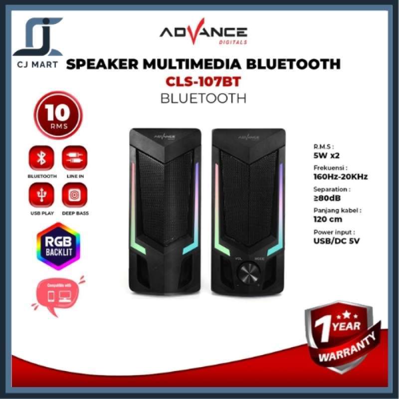 Promo Gaming Speaker Advance CLS-107BT RGB Gaming Speaker Advance CLS 107 BT Diskon 56% di ...