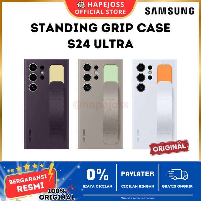 Jual Samsung Galaxy S24 Ultra Standing Grip Case - Taupe di Seller HapeJoss Official Store ...