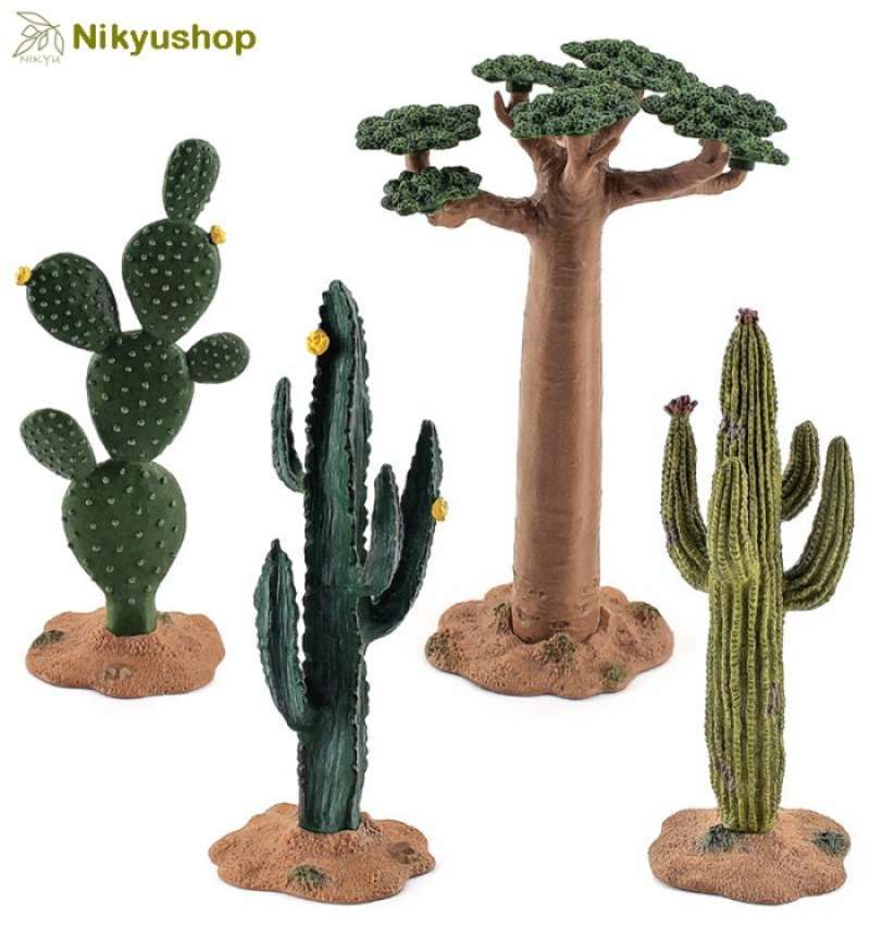 Promo MAINAN EDUKASI PAJANGAN MINIATUR TANAMAN POHON KAKTUS TREE ...