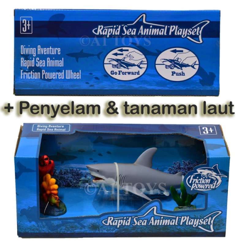 Promo MINIATUR IKAN HIU PAUS WHALE SHARK 20 CM - LUTOFIA - Great White ...