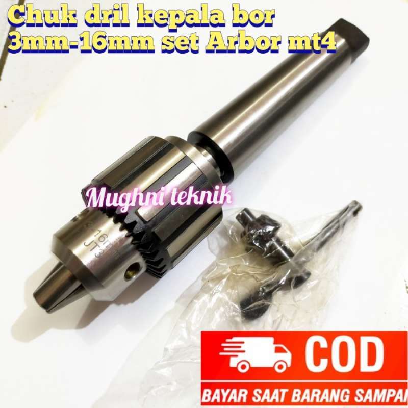 Promo Chuk drill hower bor kepala bor drill chuk 3-16mm jt3 set Arbor mt4 Diskon 23% di Seller ...