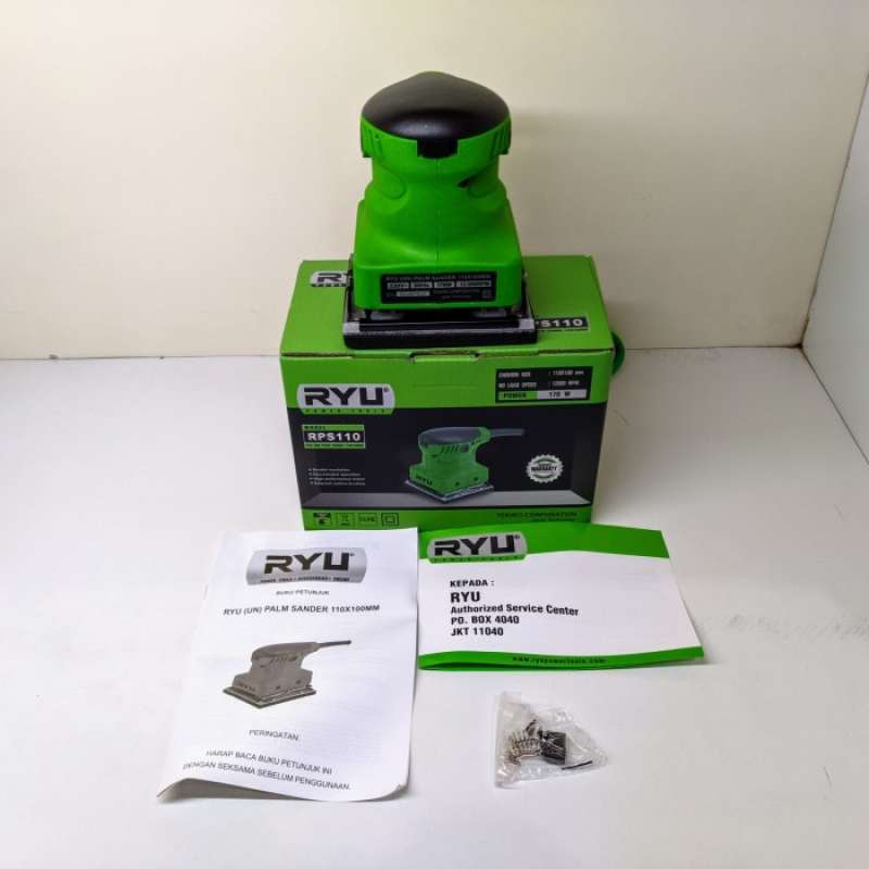 Promo Mesin amplas palm sander RYU RPS 110 Diskon 23% di Seller Rhmd ...