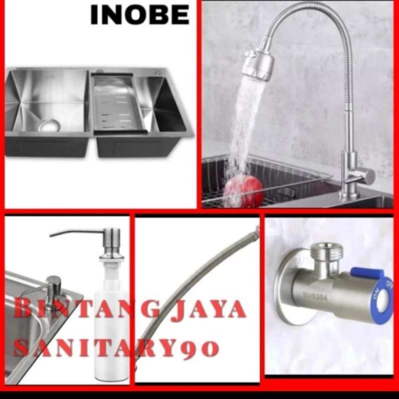 Promo Kitchen Sink Stainless Sus 304 Inobe 8245/Bak Cuci Piring ...