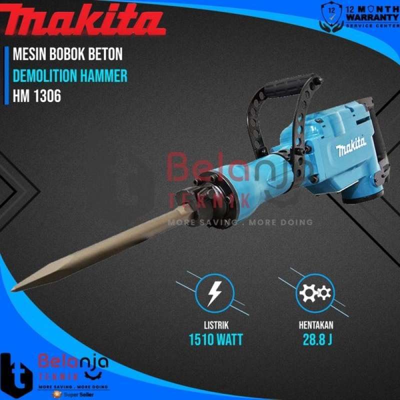 Promo Makita Mesin Bobok Tembok Demolition Hammer Jack Hammer Hm 1306 Hm1306 Diskon 23 Di Seller Rhmd Kebon Kacang Kota Jakarta Pusat Blibli