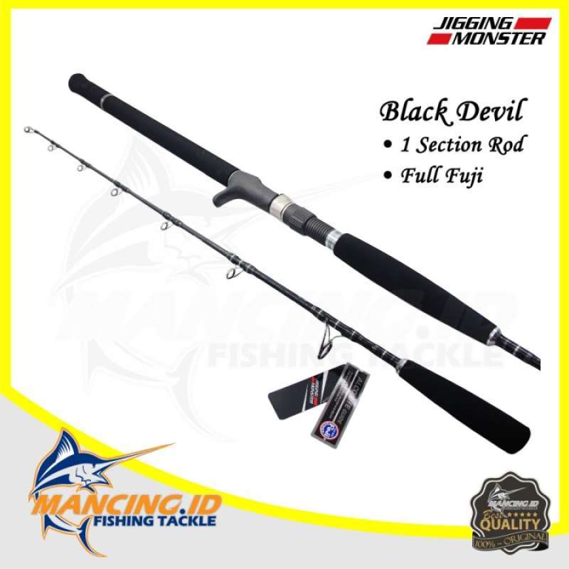 Promo SALE JORAN OVERHEAD/OH JIGGING MONSTER BLACK DEVIL FUJI ALCONITE ...