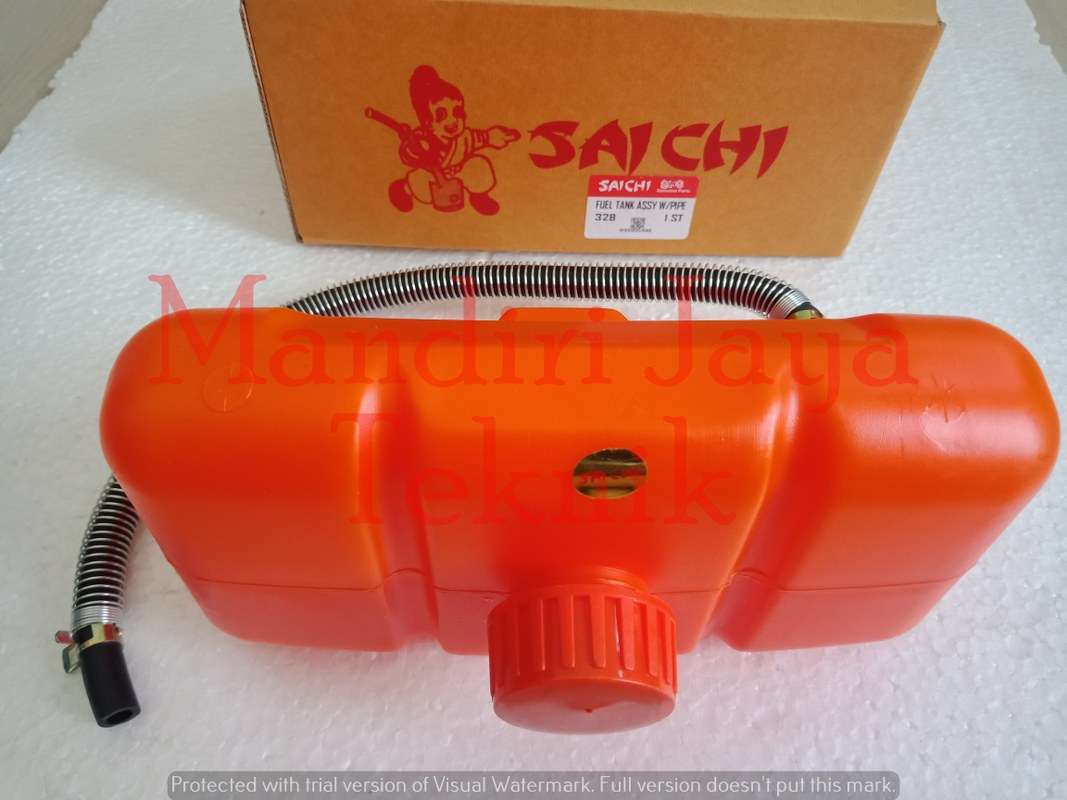Jual Fuel Tank Assy With Pipe Tangki + Selang Spiral 328 SAICHI di ...