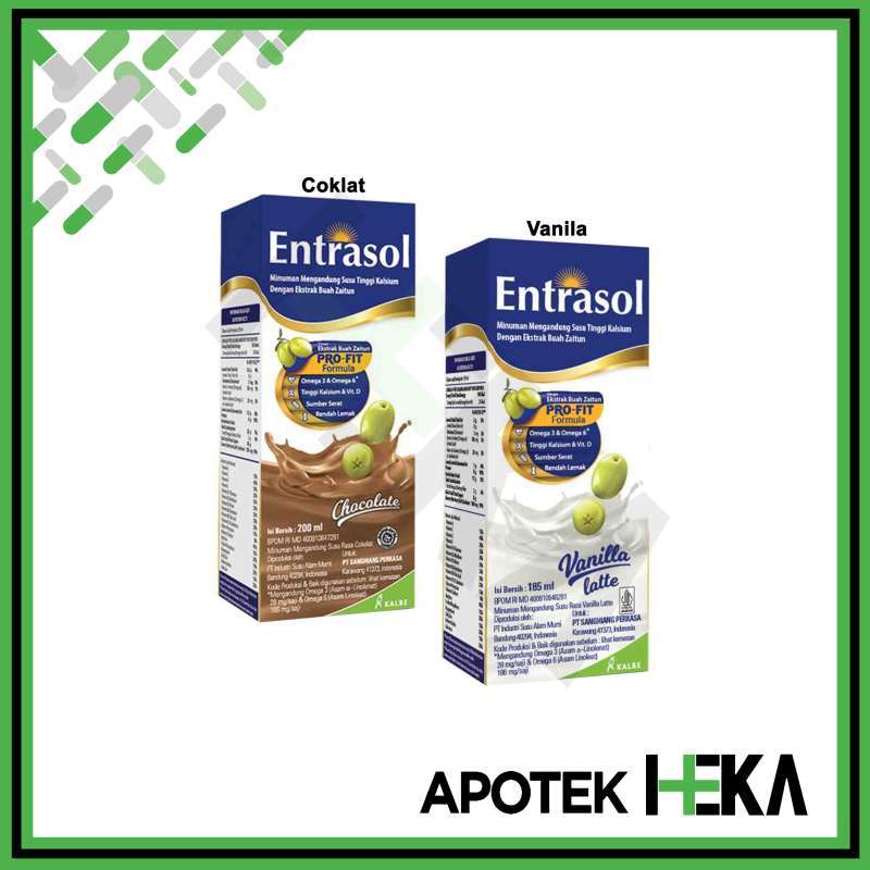 Jual Entrasol RTD Susu UHT 185 ml - Susu Siap Minum di Seller Apotek ...