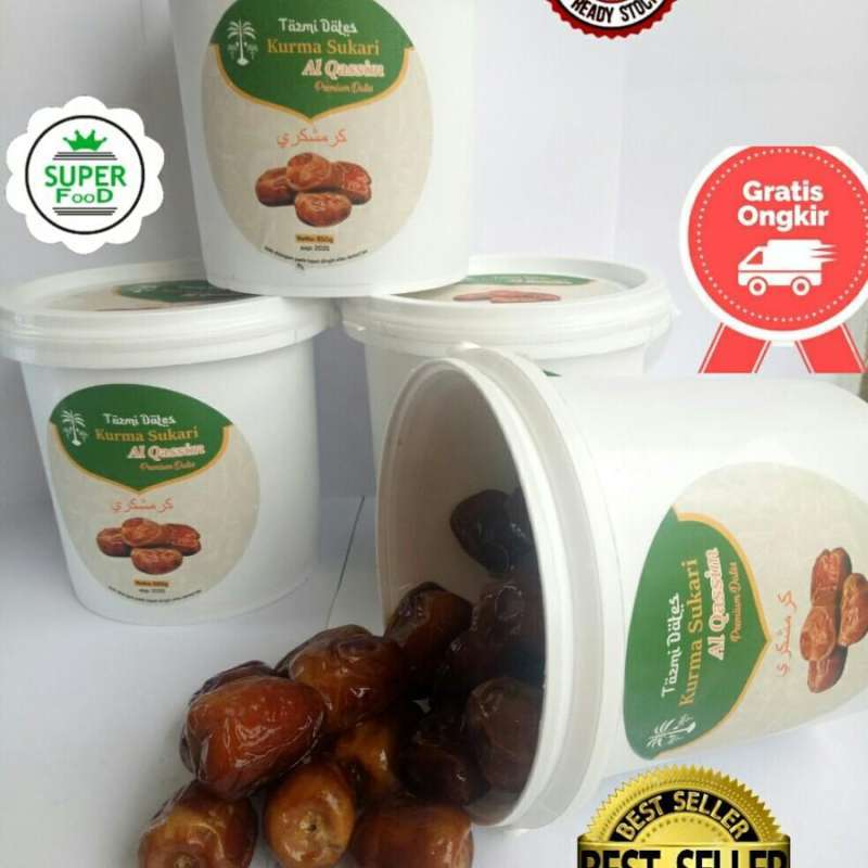Promo Kurma Sukari Ember Premium 850gr Diskon 23% di Seller Kurmatasya ...