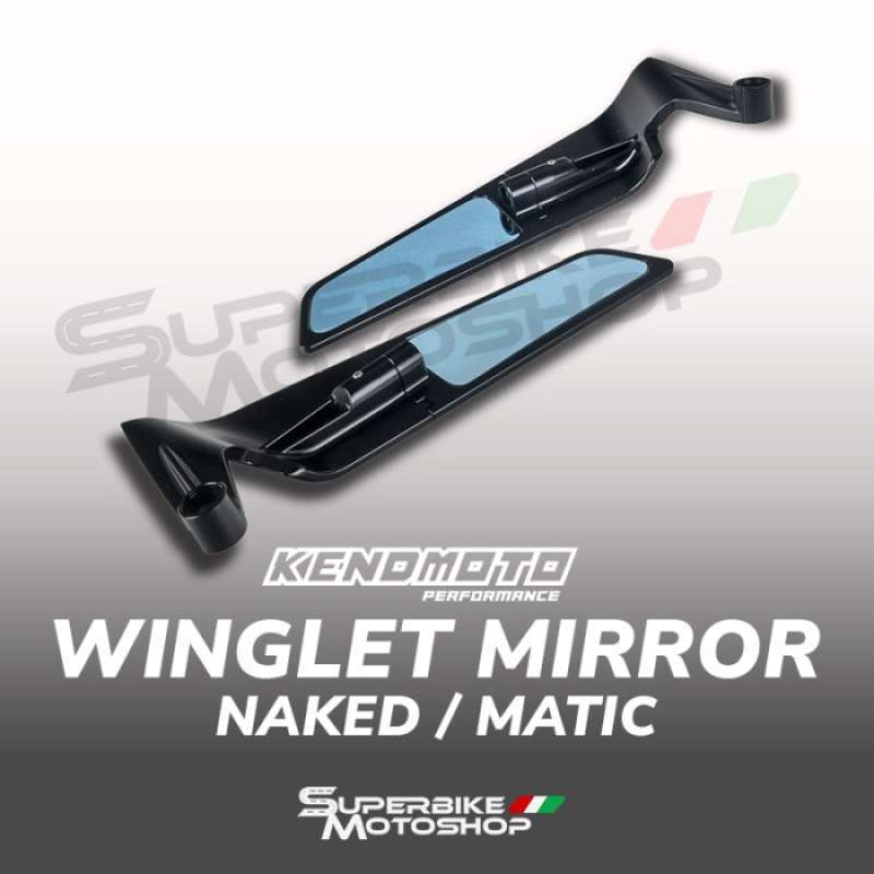 Promo KENDMOTO SPION MIRROR WINGLET NAKED BIKE - SEAESAW Diskon 50% di ...