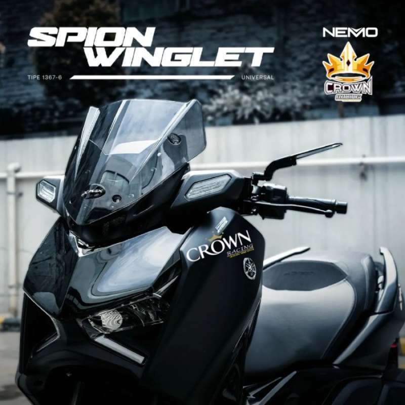 Promo SPION WINGLET NEMO CEMBUNG ALUMINIUM UNIVERSAL XMAX NMAX AEROX ...