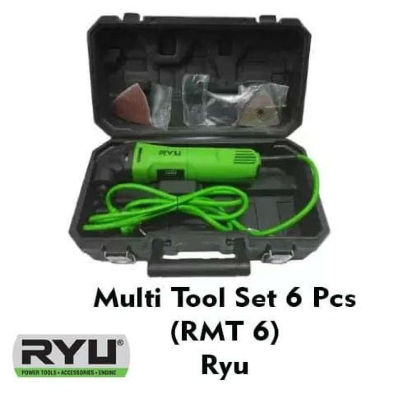 Promo Mesin Multi Cutter Oskilasi Tools Set RMT 6 Ryu-Multi Tools Set 6 ...