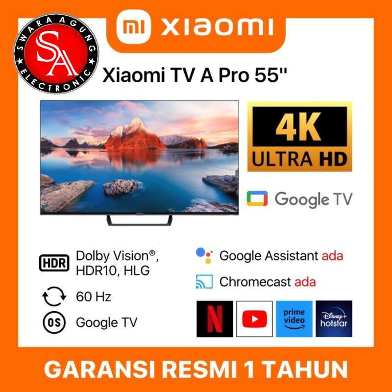 Promo Led UHD 4K Google TV 55 Inch Xiaomi 55 A PRO (Android) Medan ...