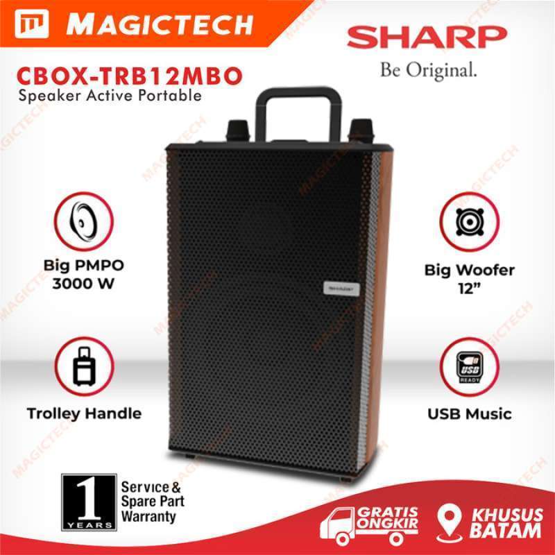 Jual Speaker Portable 12 Inch Sharp Original, Murah & Diskon Juli 2024 ...